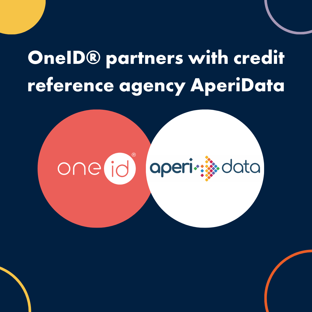 OneID® announces partnership with credit reference agency AperiData